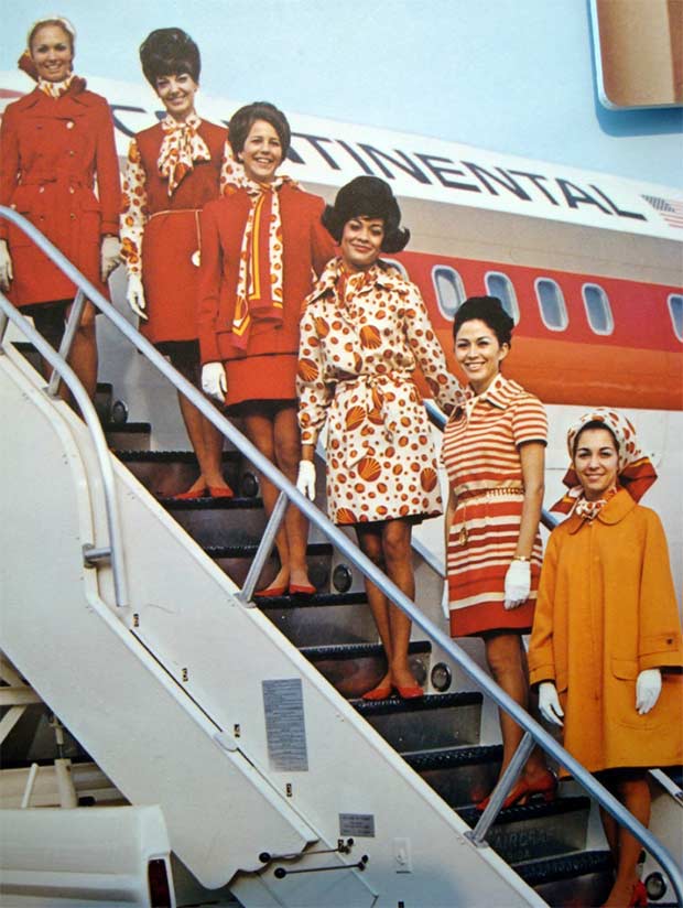 29 Vintage Flight Attendant Uniforms that Ruled the Skies | Team Jimmy Joe